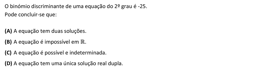Aulas do 10º ano sobre Equações do 2º grau: fórmula resolvente.